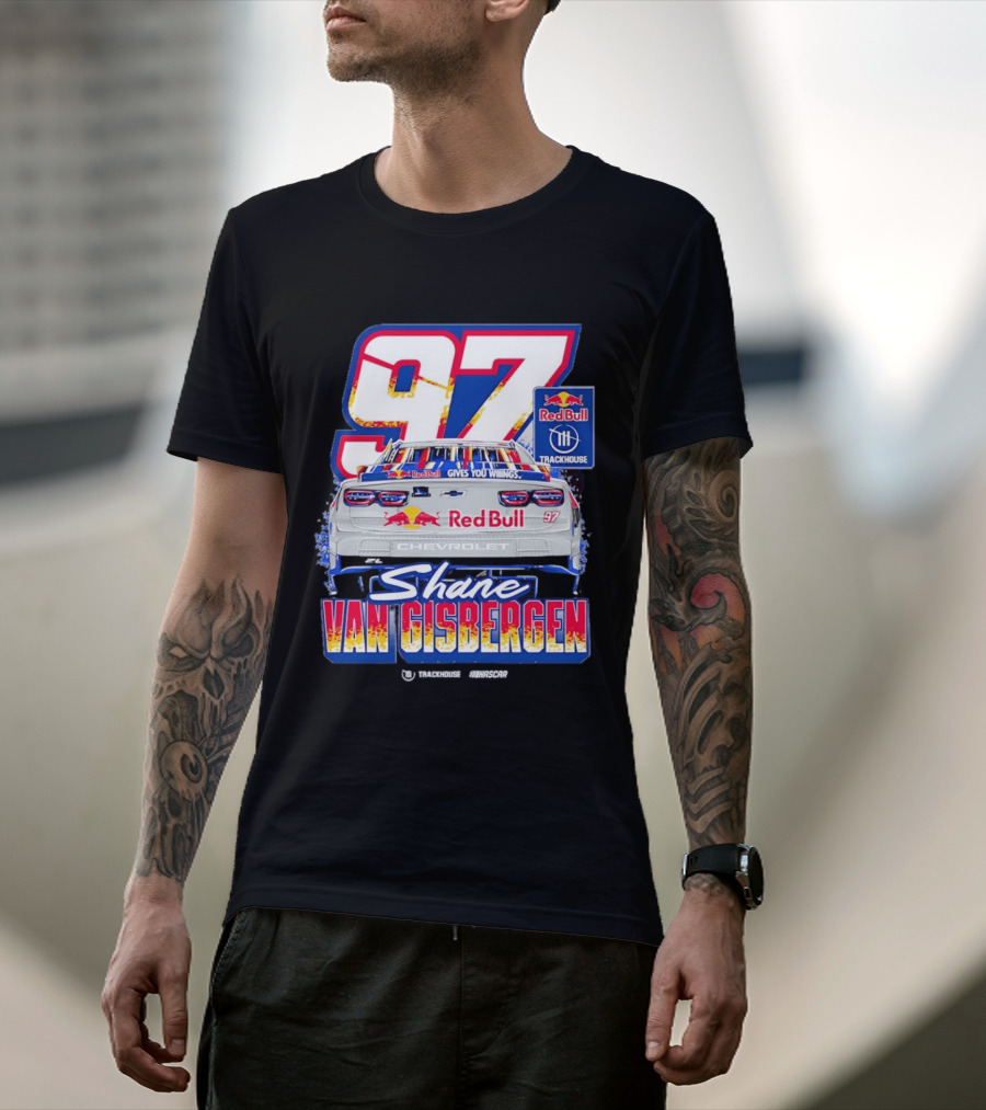 Shane Van Gisbergen 97 Red Bull Trackhouse NASCAR Chevrolet T-Shirt