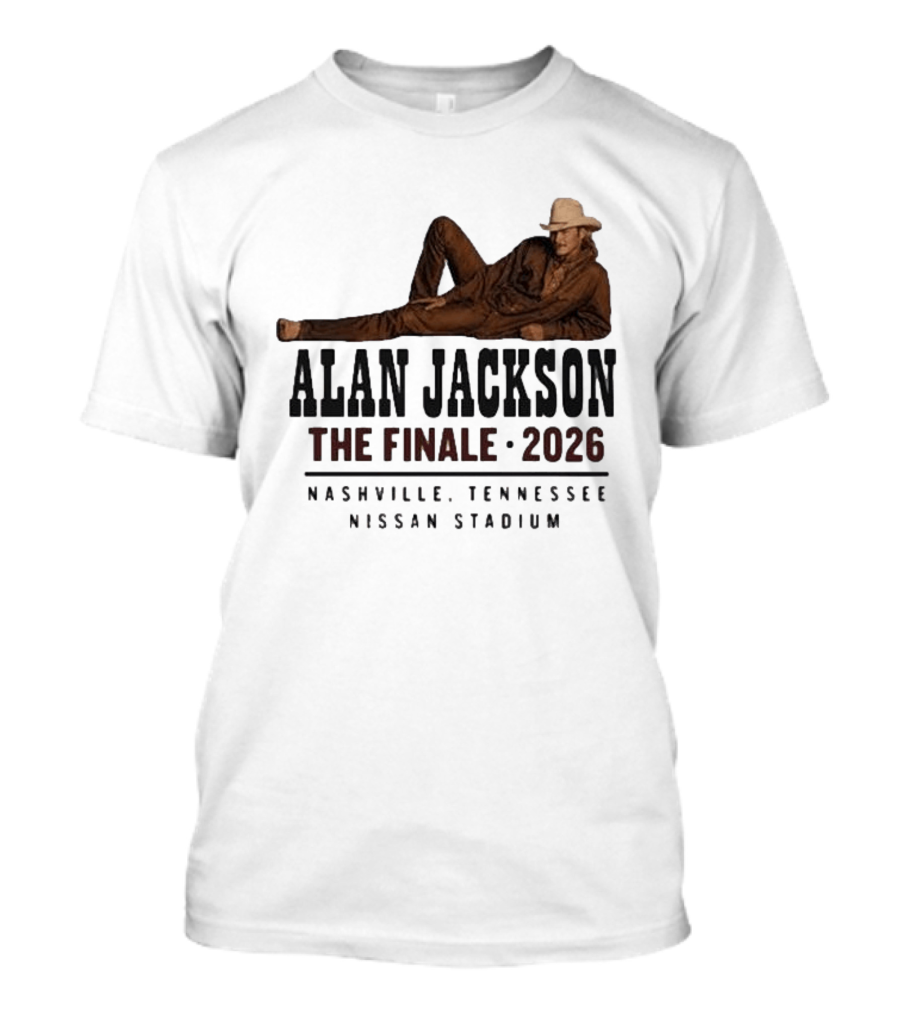 Alan Jackson The Finale 2026 Nashville Tennessee Nissan Stadium T-Shirt