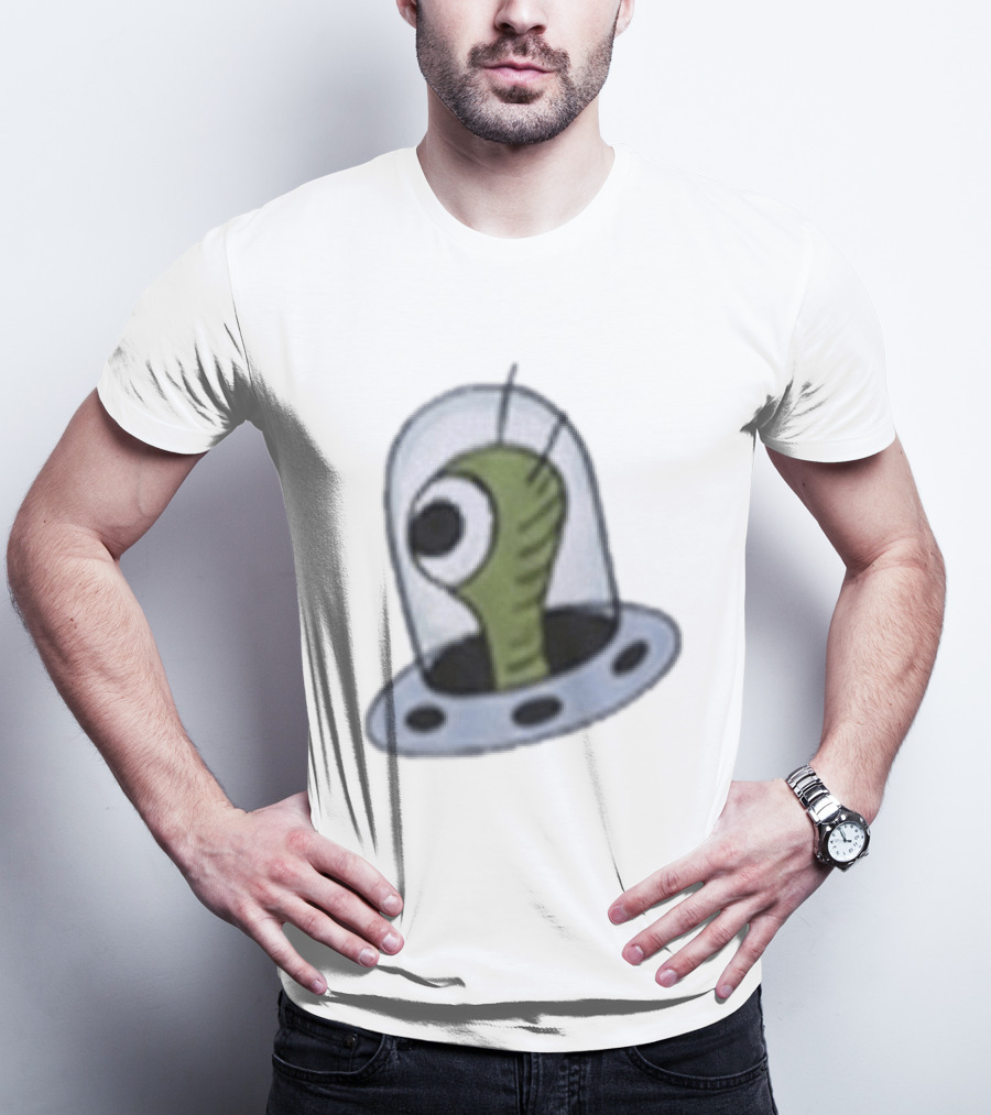 Bizarro Secret UFO Alien Spaceship T-Shirt