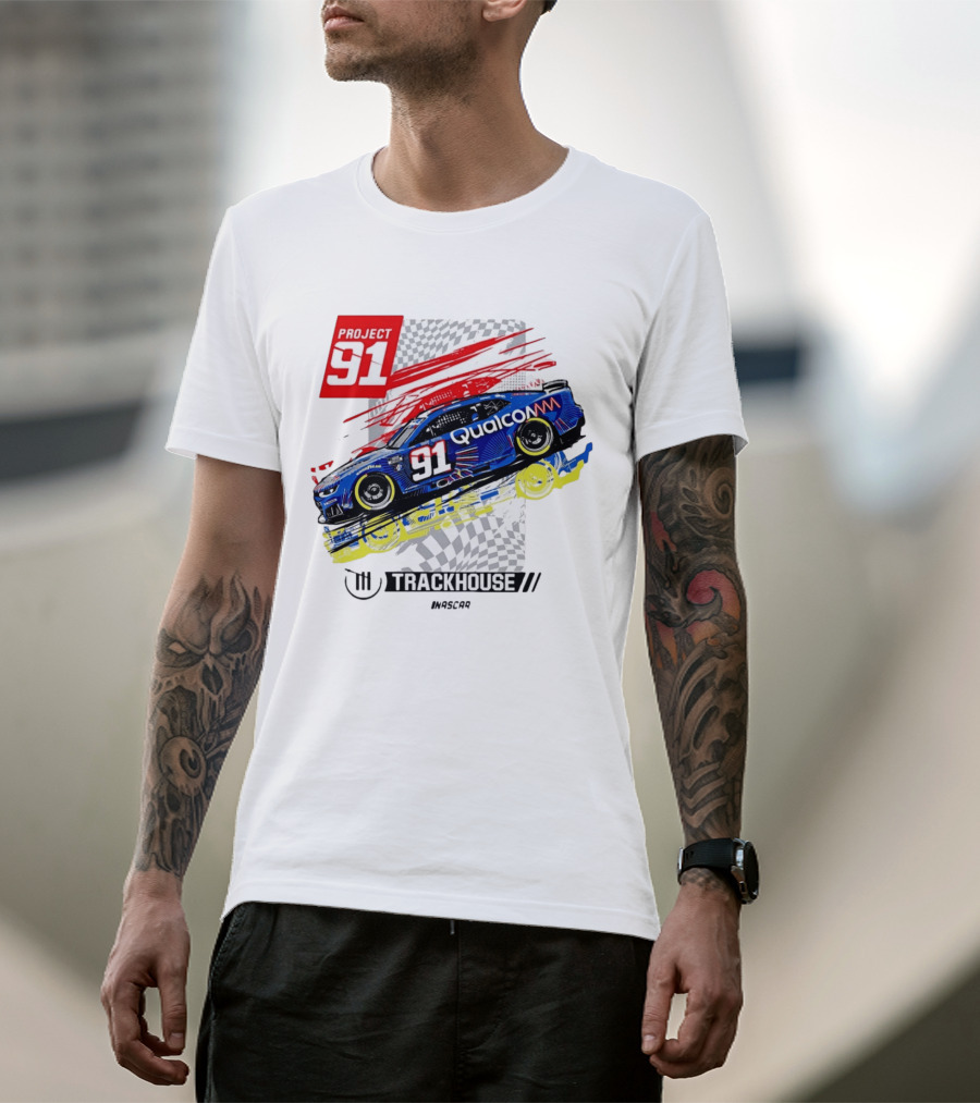 Project 91 Trackhouse Racing Qualcomm NASCAR T-Shirt