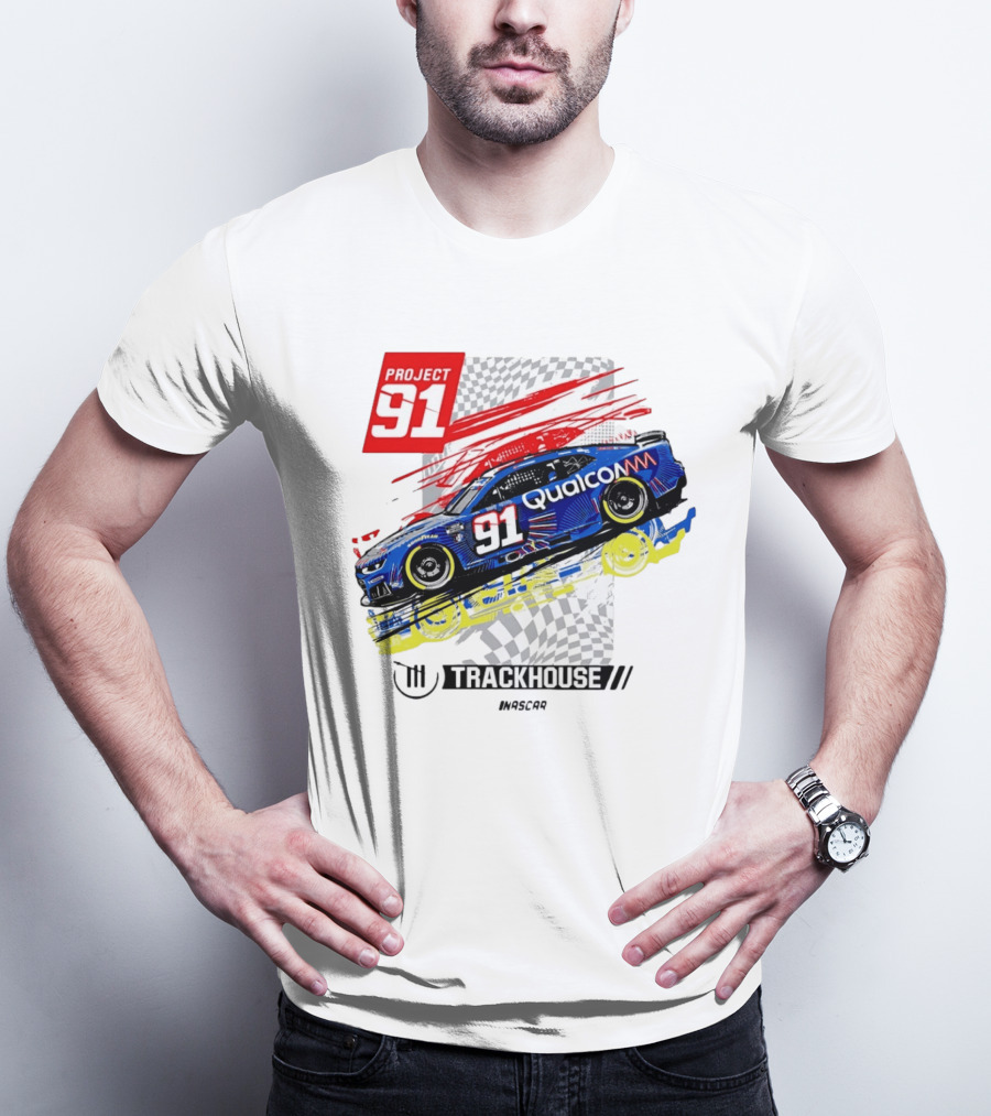 Project 91 Trackhouse Racing Qualcomm NASCAR T-Shirt