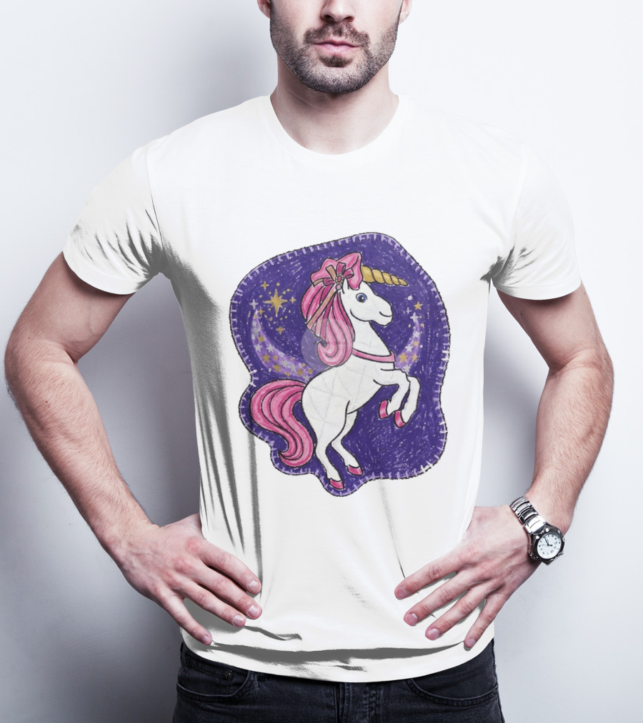Lizzie Unicorn Dreams Come True Disney Starry Night T-Shirt