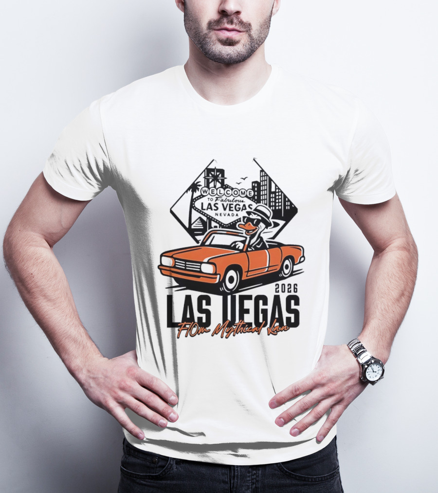 Las Vegas 2026 Duck Driving Convertible Flom Mythical Lan T-Shirt