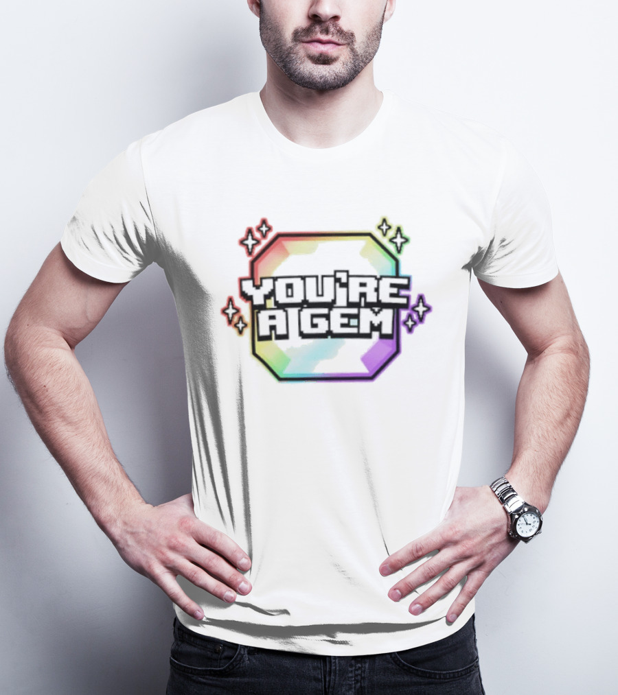 You're A Gem Emidivergent Pride Stars Rainbow T-Shirt