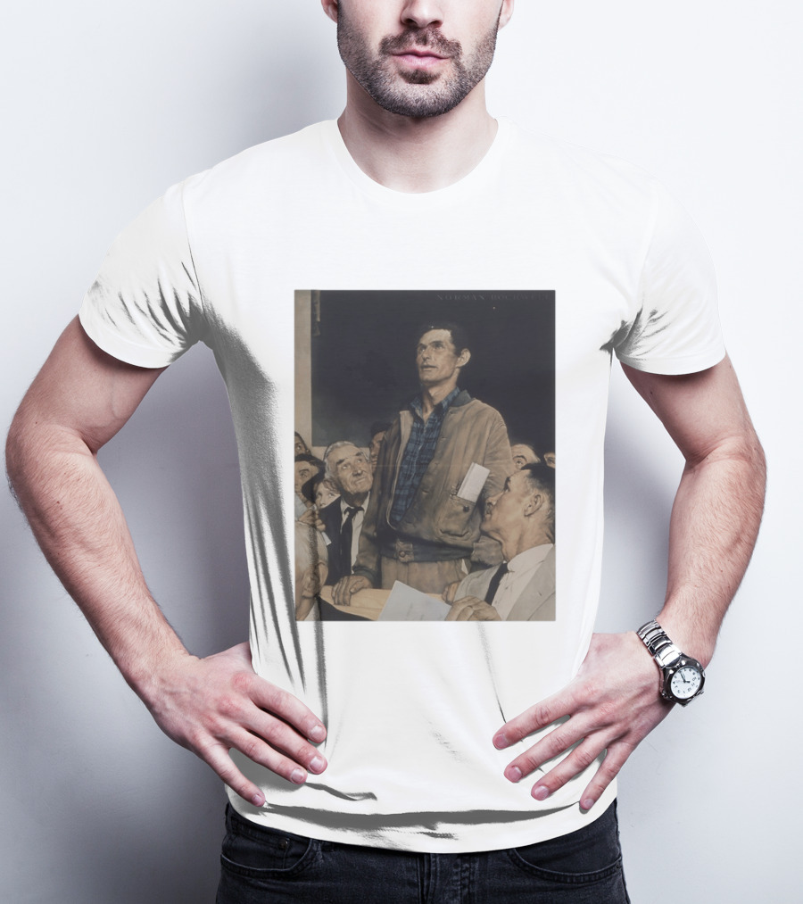 Norman Rockwell Four Freedoms 1943 Freedom Of Speech Timeless T-Shirt