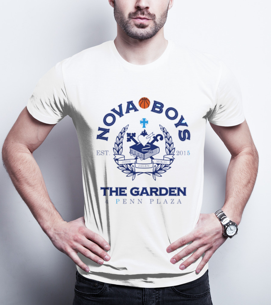 Nova Boys Collegiate Basketball The Garden 4 Penn Plaza Est 2016 T-Shirt