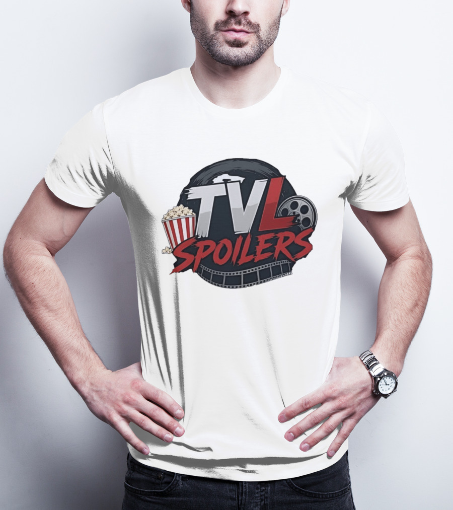 TVL Spoilers Cinema Movie Lover Popcorn Film Reel T-Shirt