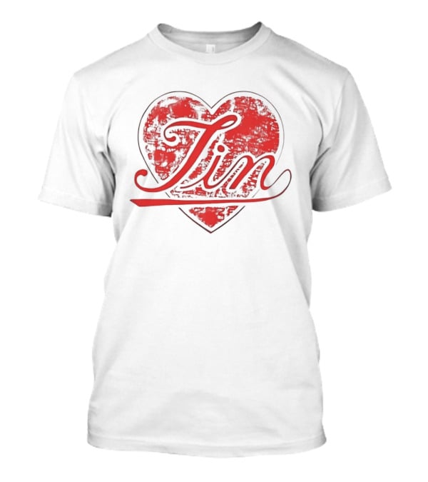 BTS Army Red Jin Heart T-Shirt