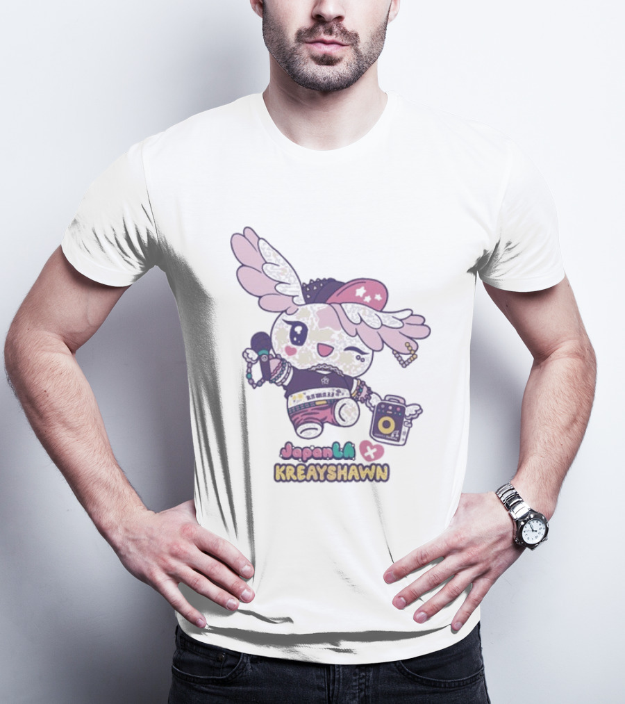 Michi Kreayshawn JapanLA Kawaii Bunny DJ Vibes T-Shirt