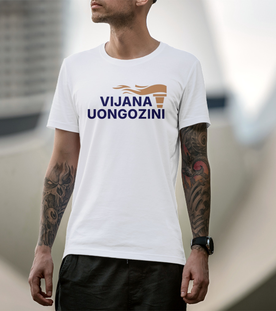 Vijana Uongozini Torch Symbol Edwin Sifuna Parliament Building T-Shirt