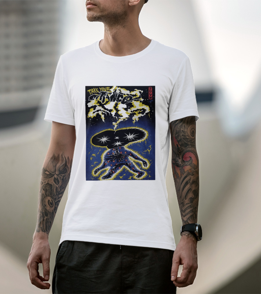 Take Your Chance SLW Electric Cosmic Figure Explosion T-Shirt