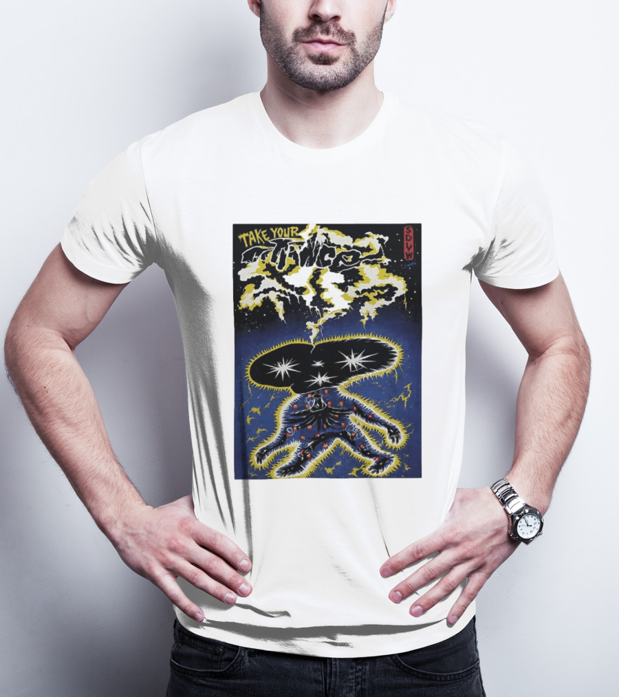 Take Your Chance SLW Electric Cosmic Figure Explosion T-Shirt