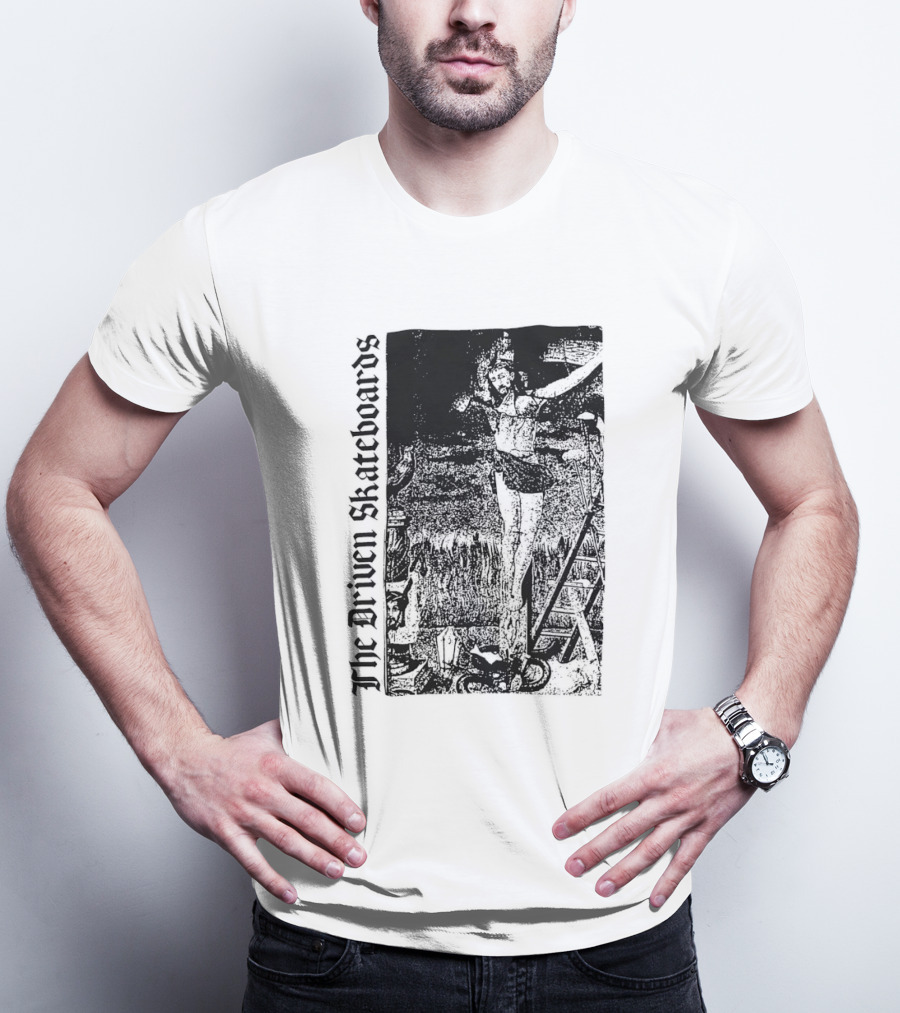 The Driven Skateboards Skeleton Rider T-Shirt