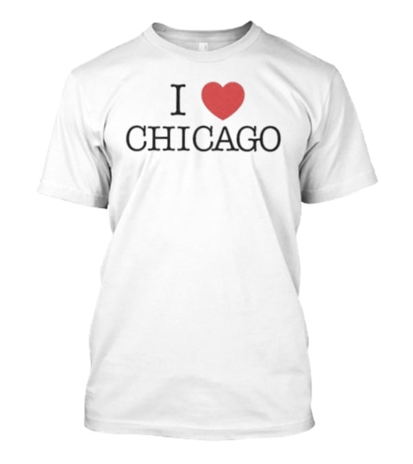 I Love Chicago Heart T-Shirt