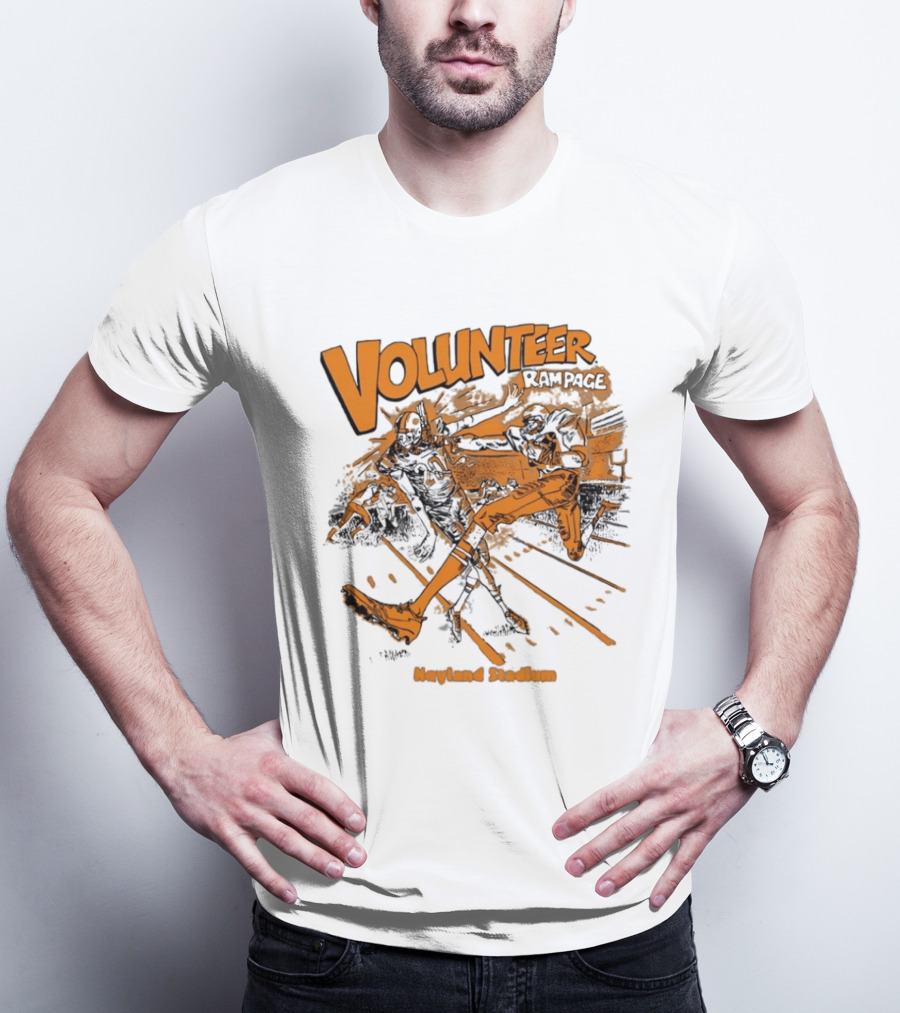 Volunteer Rampage Neyland Stadium Tennessee Volunteers T-Shirt