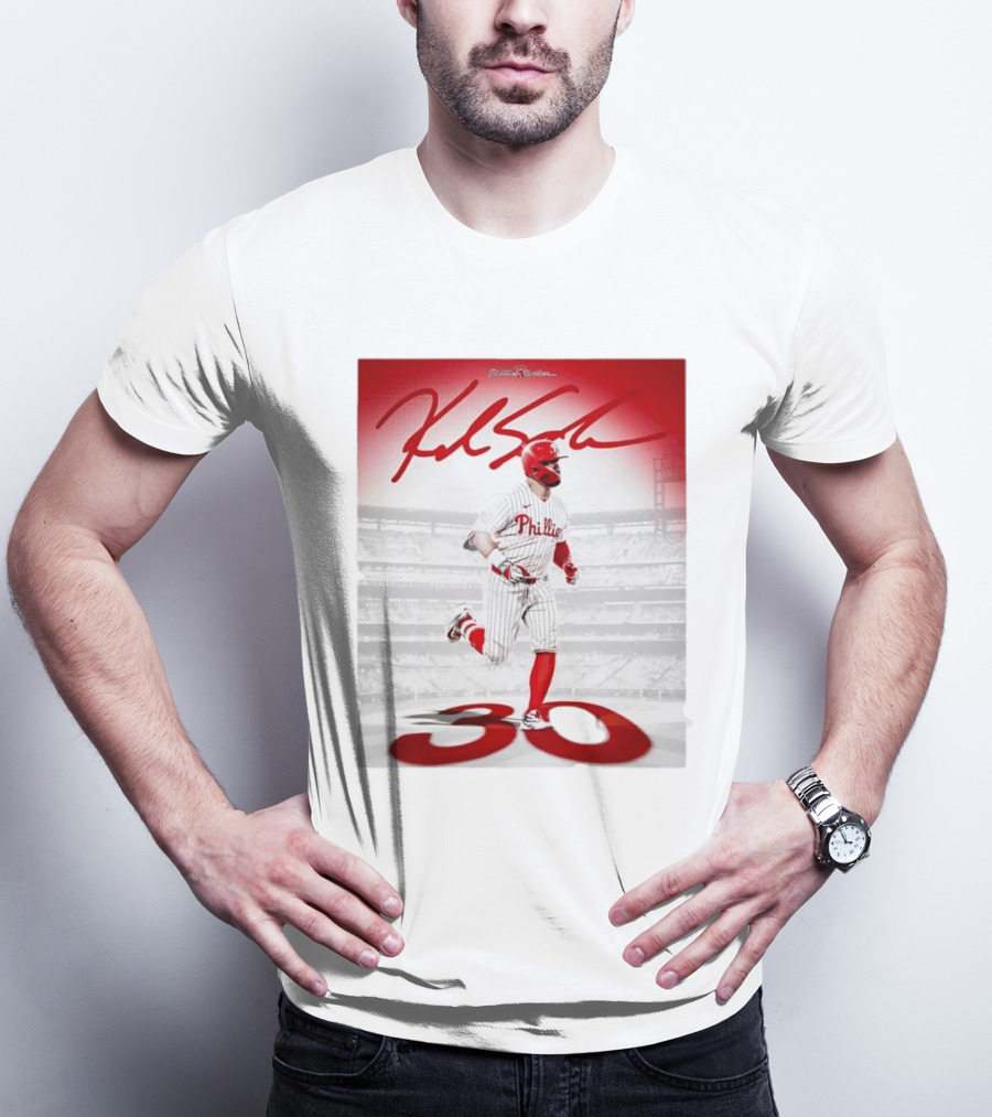 Philadelphia Phillies Kyle Schwarber 30 Home Runs Phillies Stadium T-Shirt