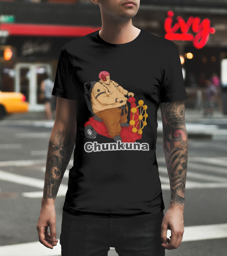 Chunkuna Jujutsu Kaisen Sukuna Parody Anime Manga T-Shirt