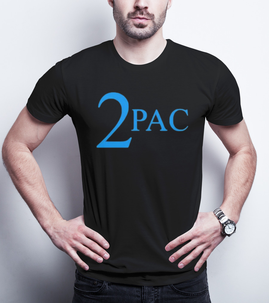 Janet Jackson 2Pac Blue T-Shirt