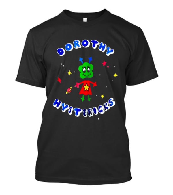 Dorothy Hystericks Alien Space Cartoon Character Starry Cosmic T-Shirt