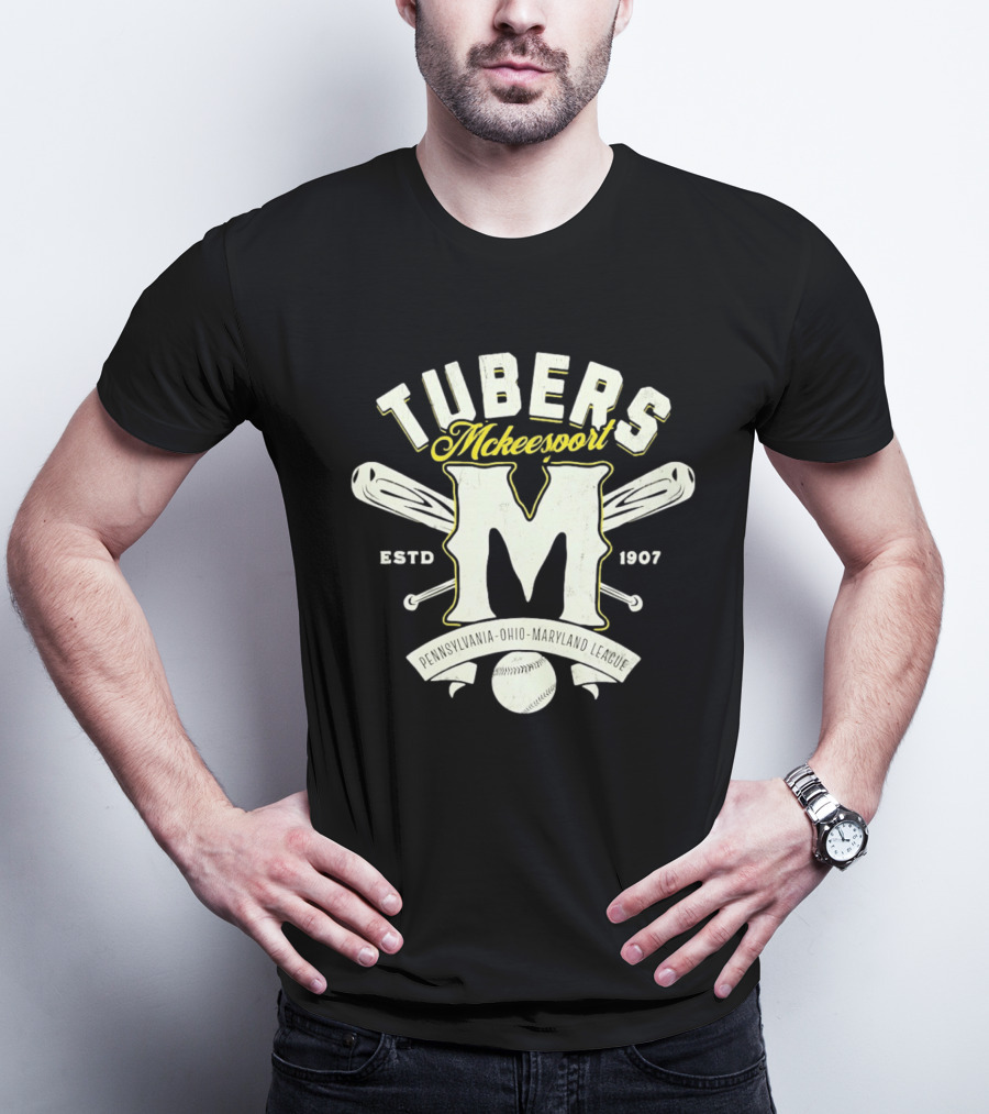 McKeesport Tubers Baseball Est 1907 Pennsylvania Ohio Maryland League T-Shirt