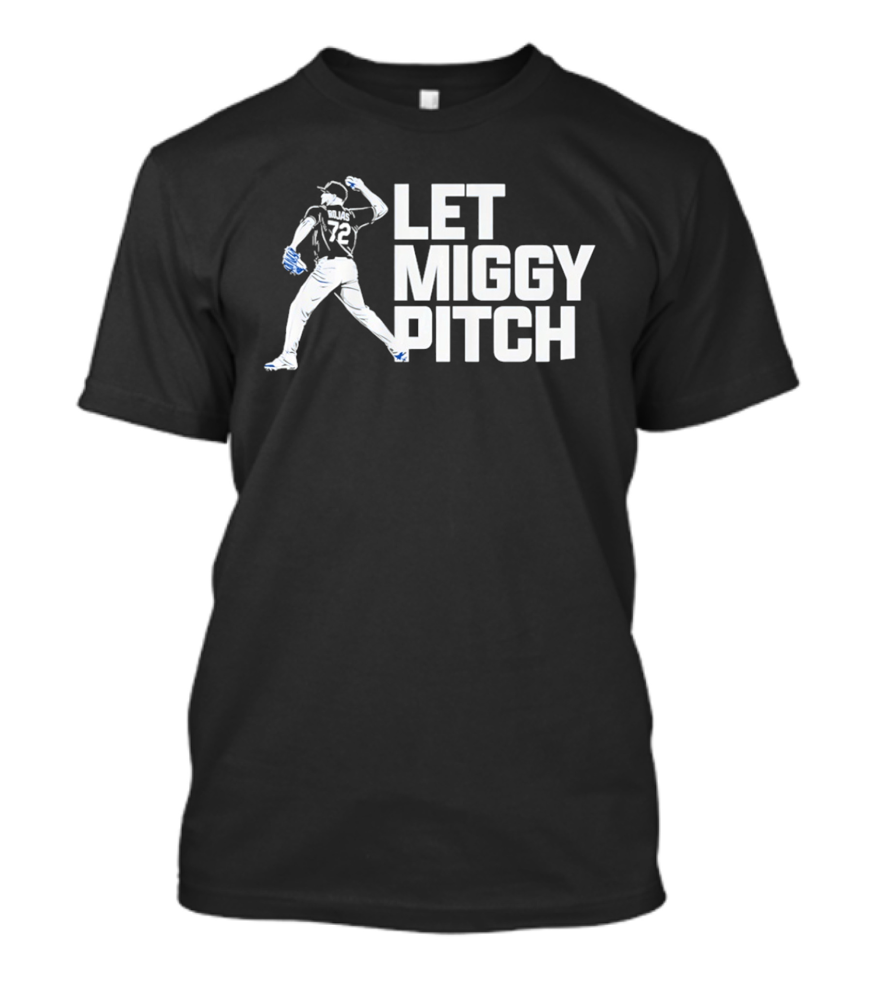 Let Miggy Pitch Los Angeles Dodgers Miguel Rojas T-Shirt
