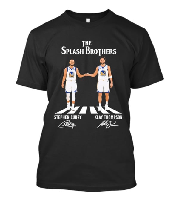 The Golden State Warriors The Splash Brothers Abbey Road T-Shirt