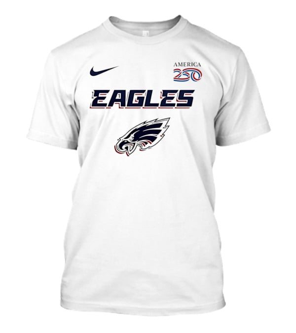 Nike America 250 Eagles Philadelphia Football T-Shirt