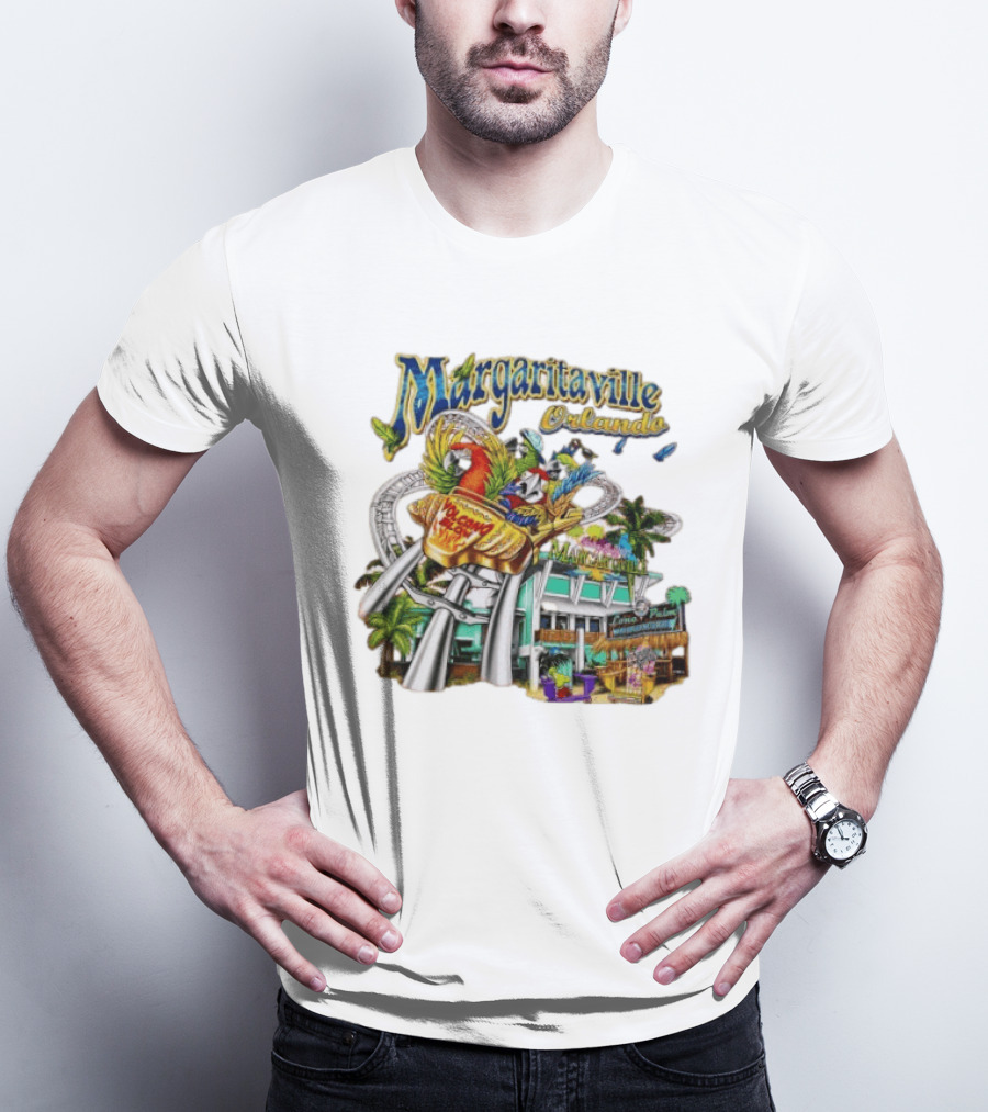Margaritaville Orlando Volcano Blow It's 5 O' Somewhere T-Shirt