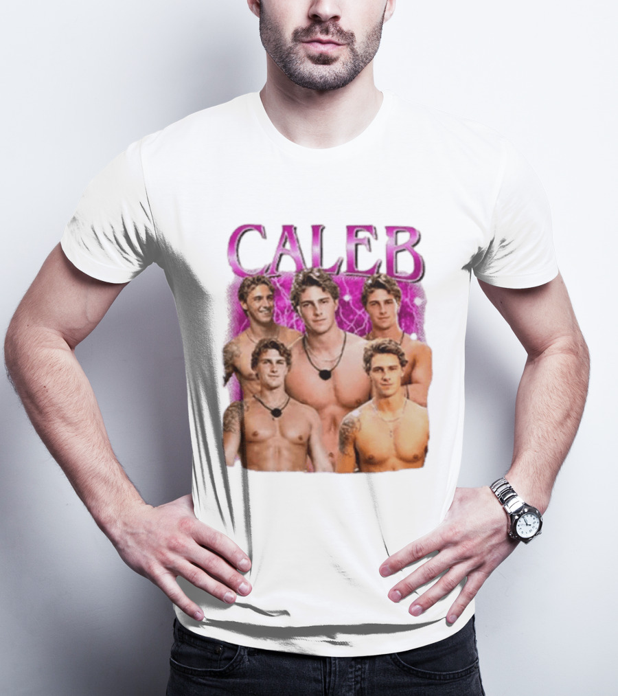Caleb Love Island USA Reality TV Collage T-Shirt