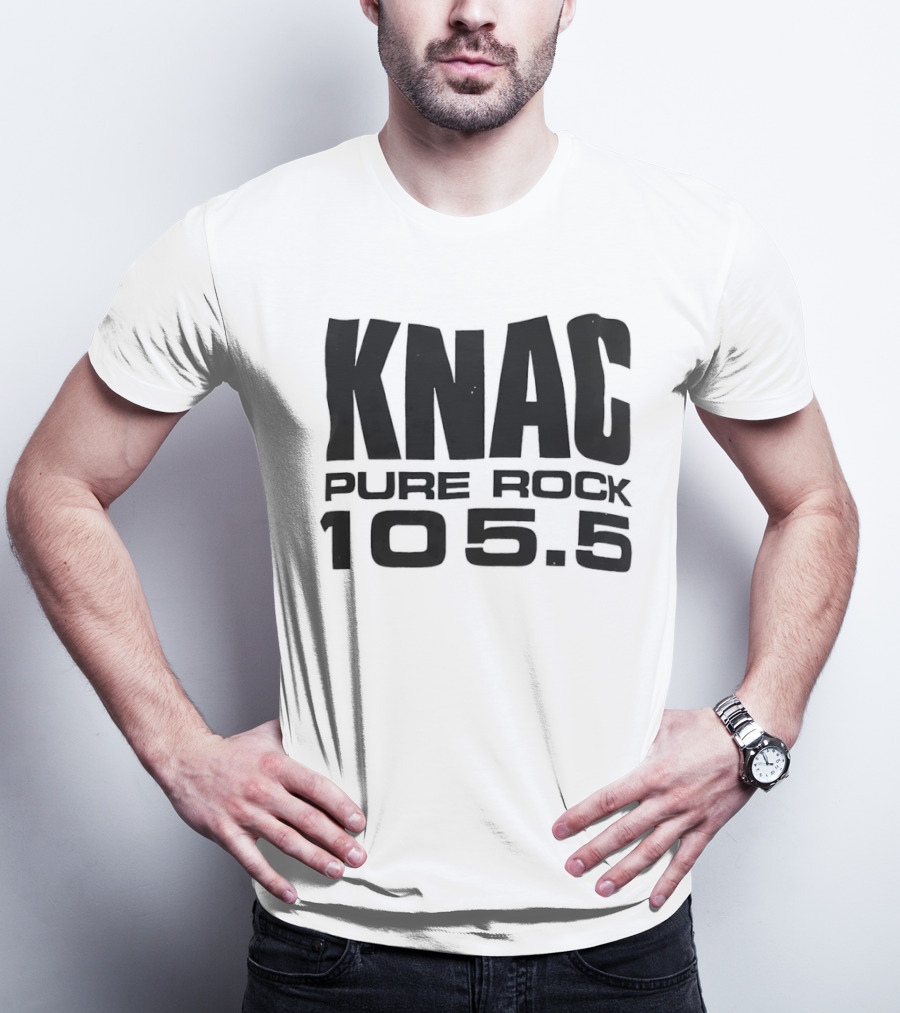 KNAC Pure Rock 105.5 Radio Station Classic Rock Fans T-Shirt