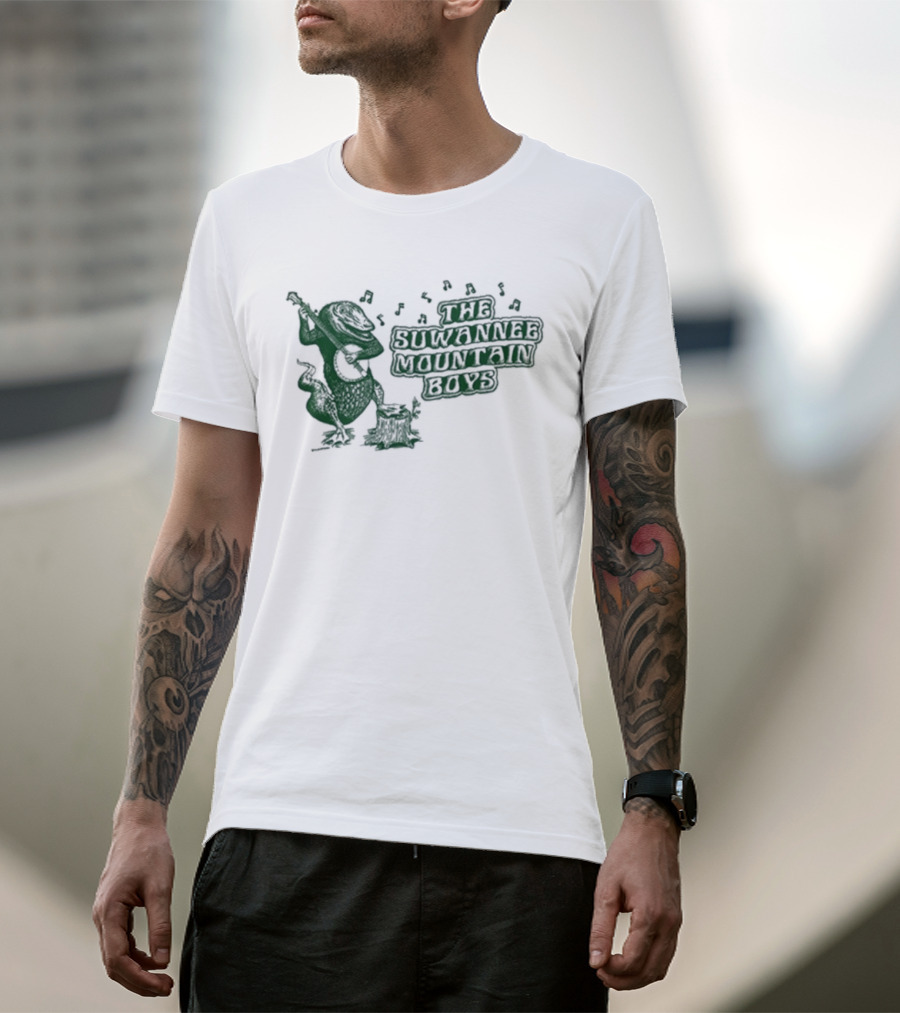 The Suwannee Mountain Boys Gator Banjo Fun T-Shirt