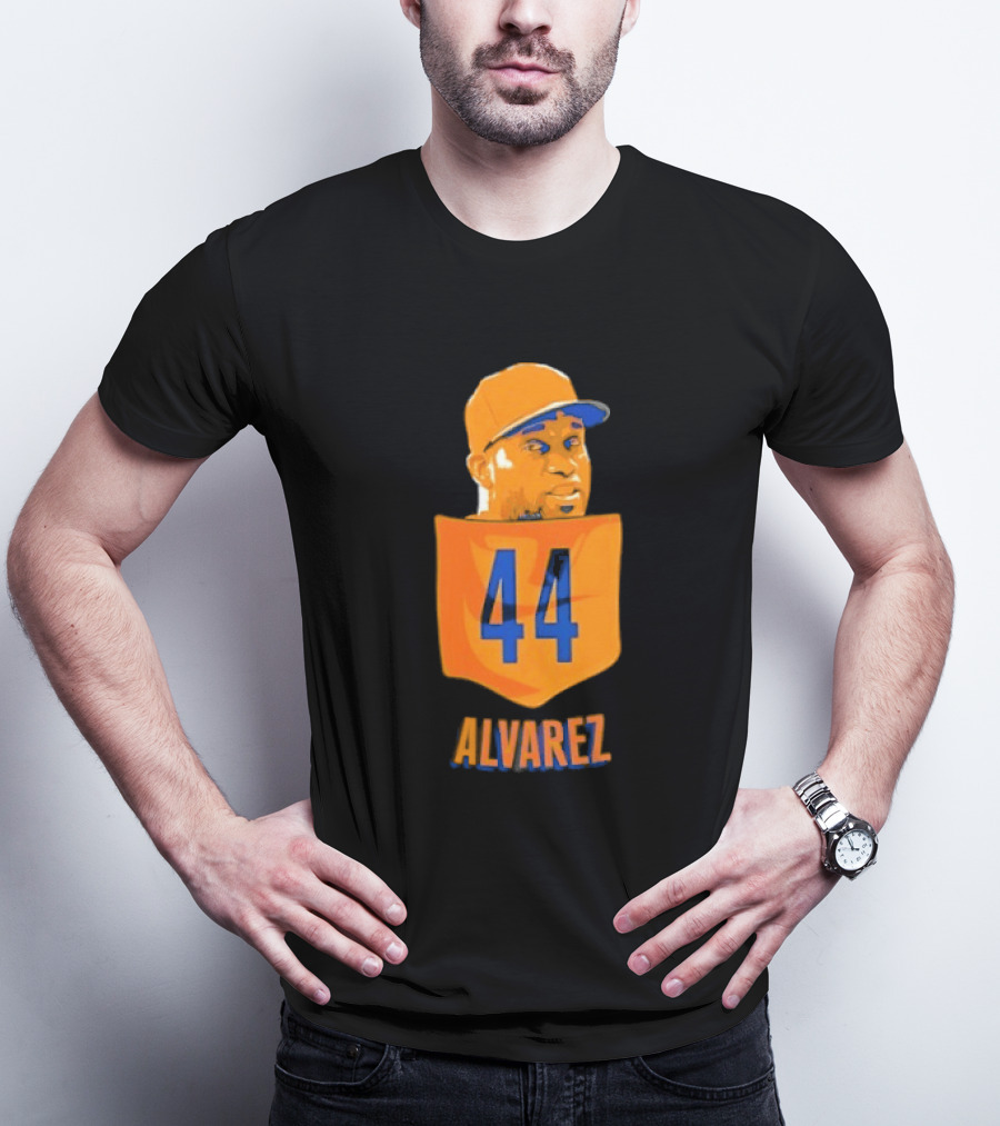 Yordan Alvarez 44 Houston Astros Baseball MLB Pocket Player T-Shirt