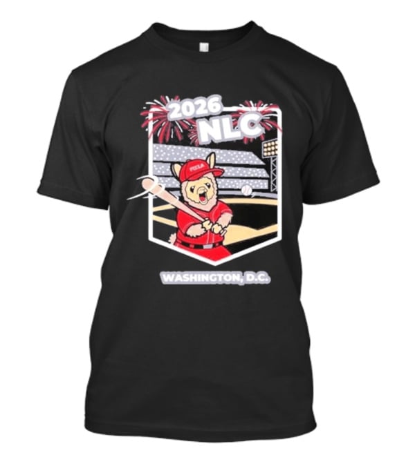 2026 NLC Baseball Llama Stadium Washington DC T-Shirt
