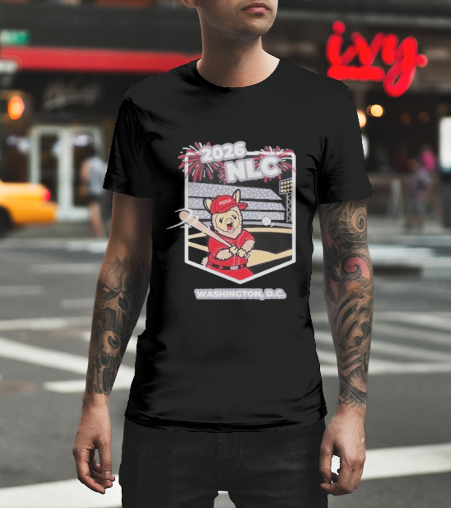 2026 NLC Baseball Llama Stadium Washington DC T-Shirt