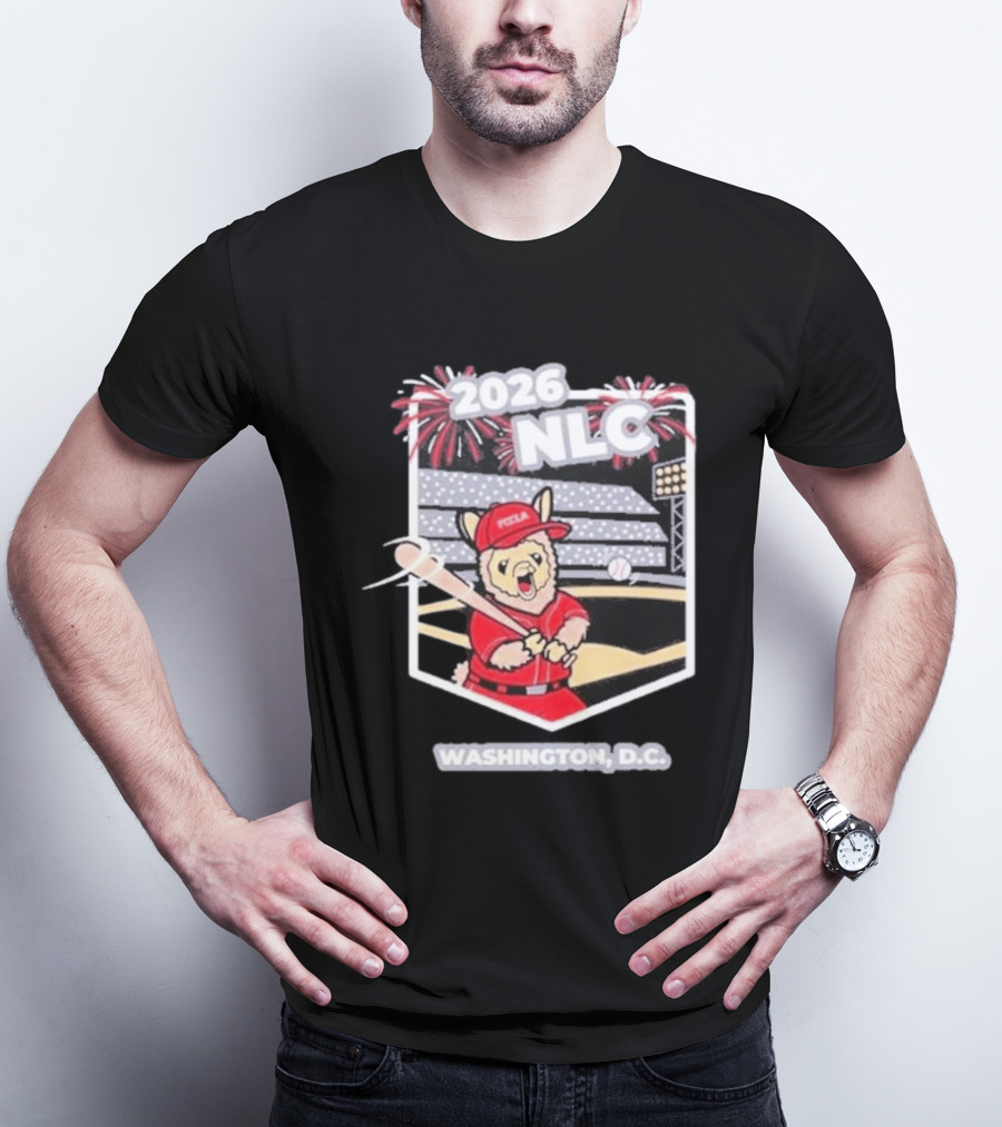 2026 NLC Baseball Llama Stadium Washington DC T-Shirt
