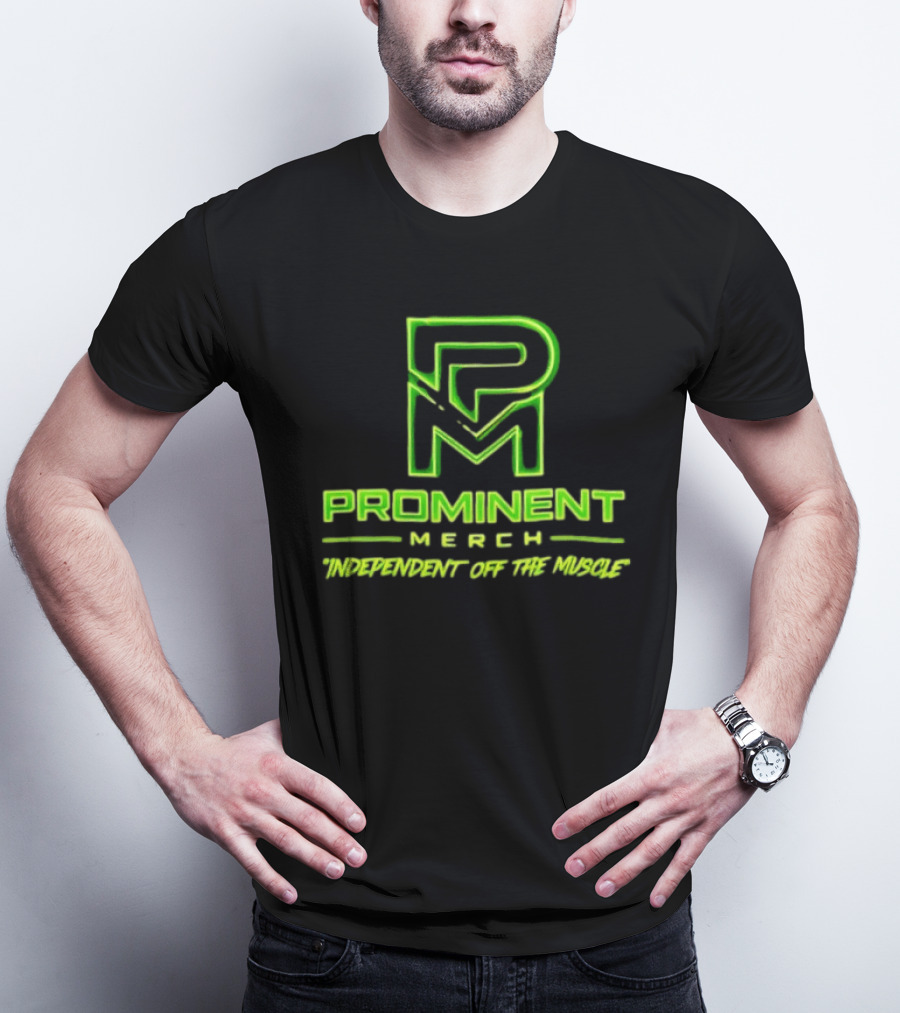 Prominent Merch Independent Off The Muscle Neon Crown T-Shirt