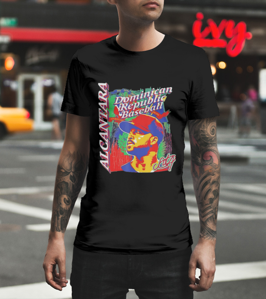 Alcantara Dominican Republic Baseball MLB Sandy T-Shirt