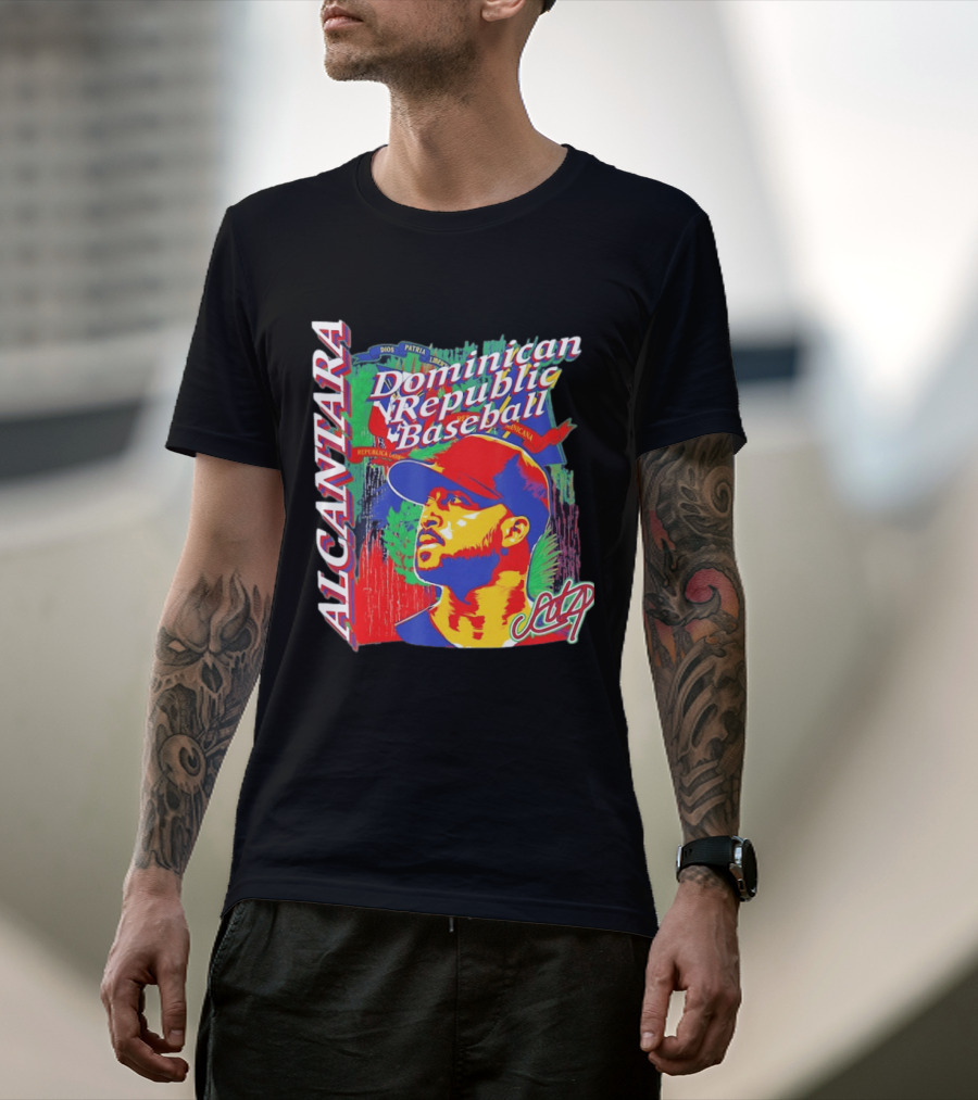 Alcantara Dominican Republic Baseball MLB Sandy T-Shirt