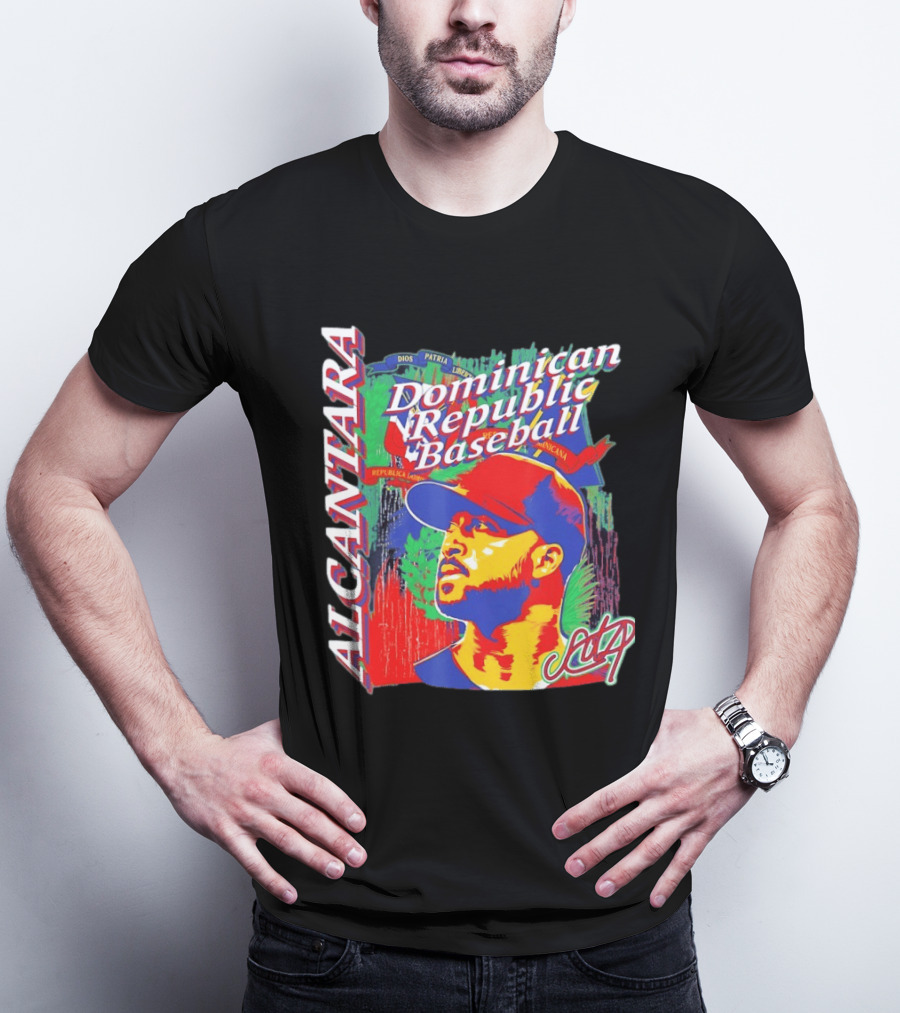 Alcantara Dominican Republic Baseball MLB Sandy T-Shirt