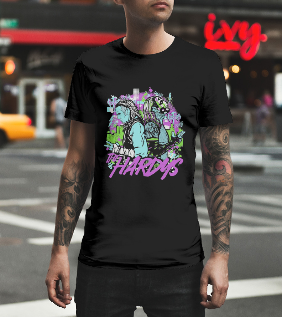 The Hardys Delete Wrestling Matt Hardy Jeff Hardy T-Shirt