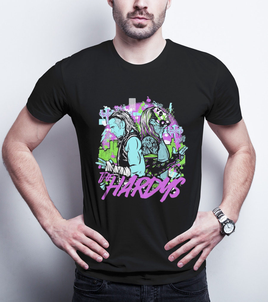 The Hardys Delete Wrestling Matt Hardy Jeff Hardy T-Shirt