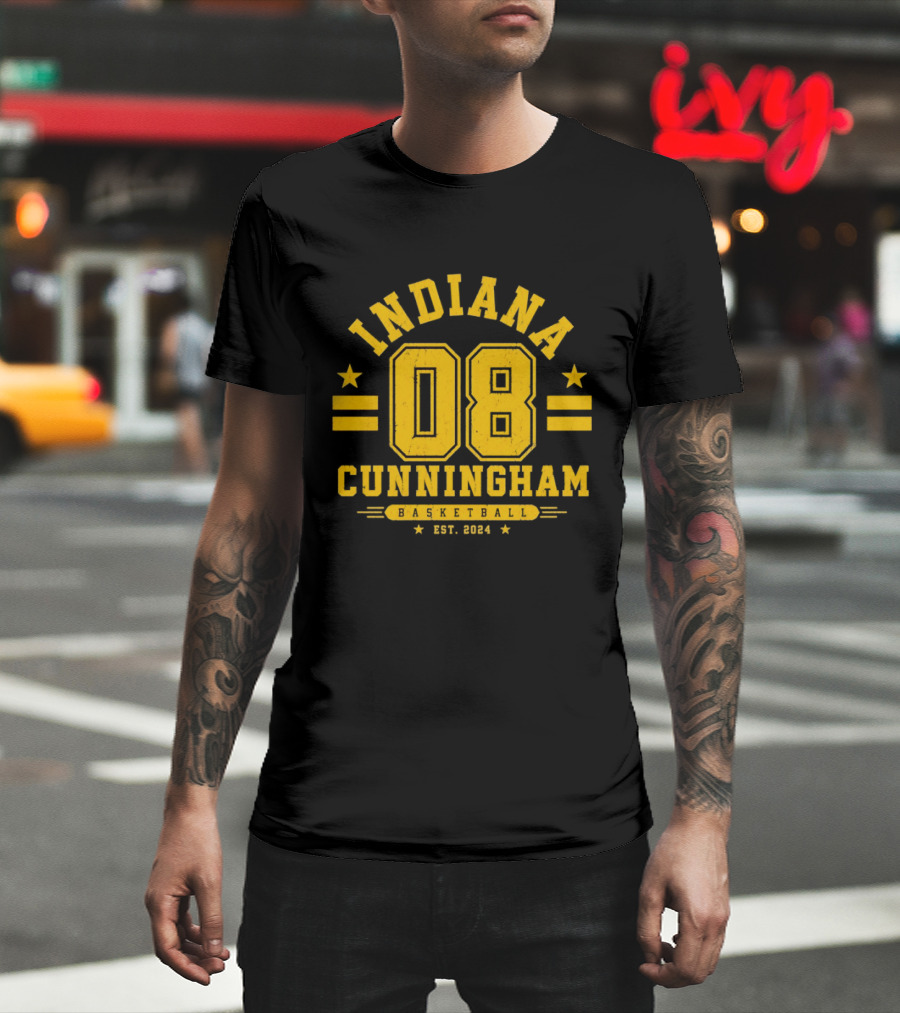 Indiana Fever Basketball Sophie Cunningham 08 Est 2024 T-Shirt