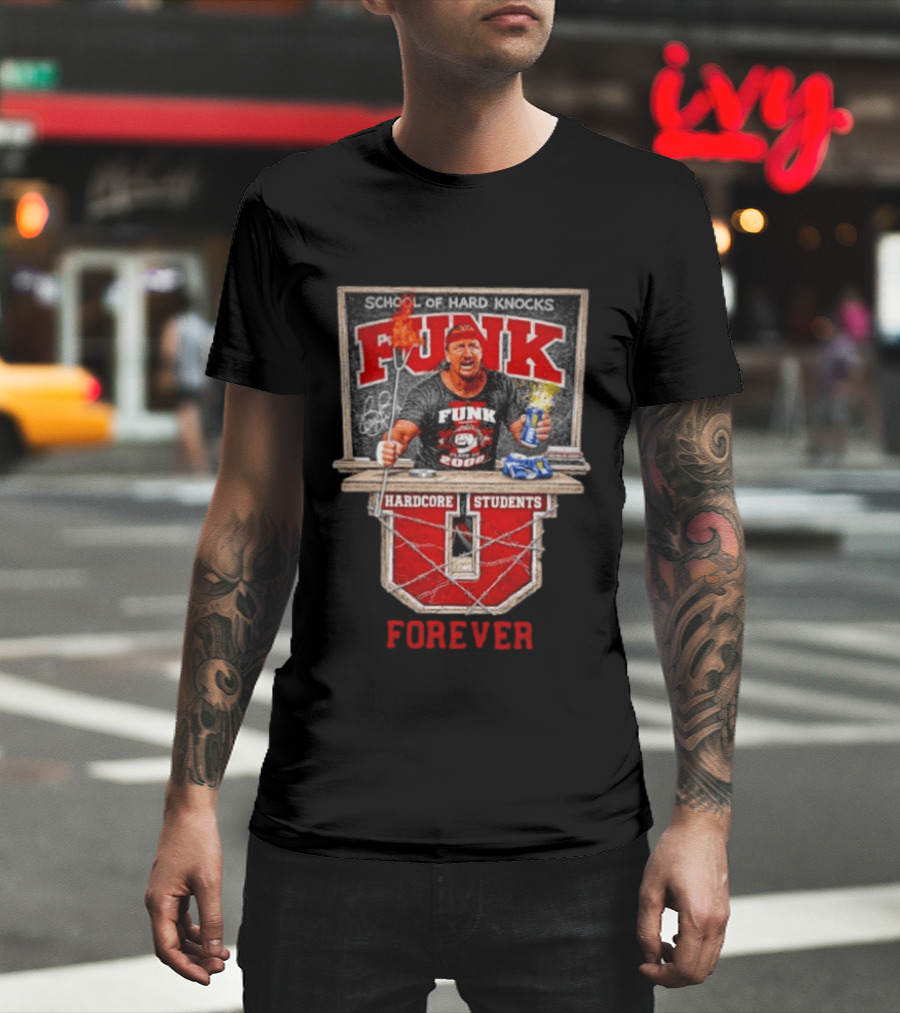 School Of Hard Knocks Funk Hardcore Students Forever T-Shirt