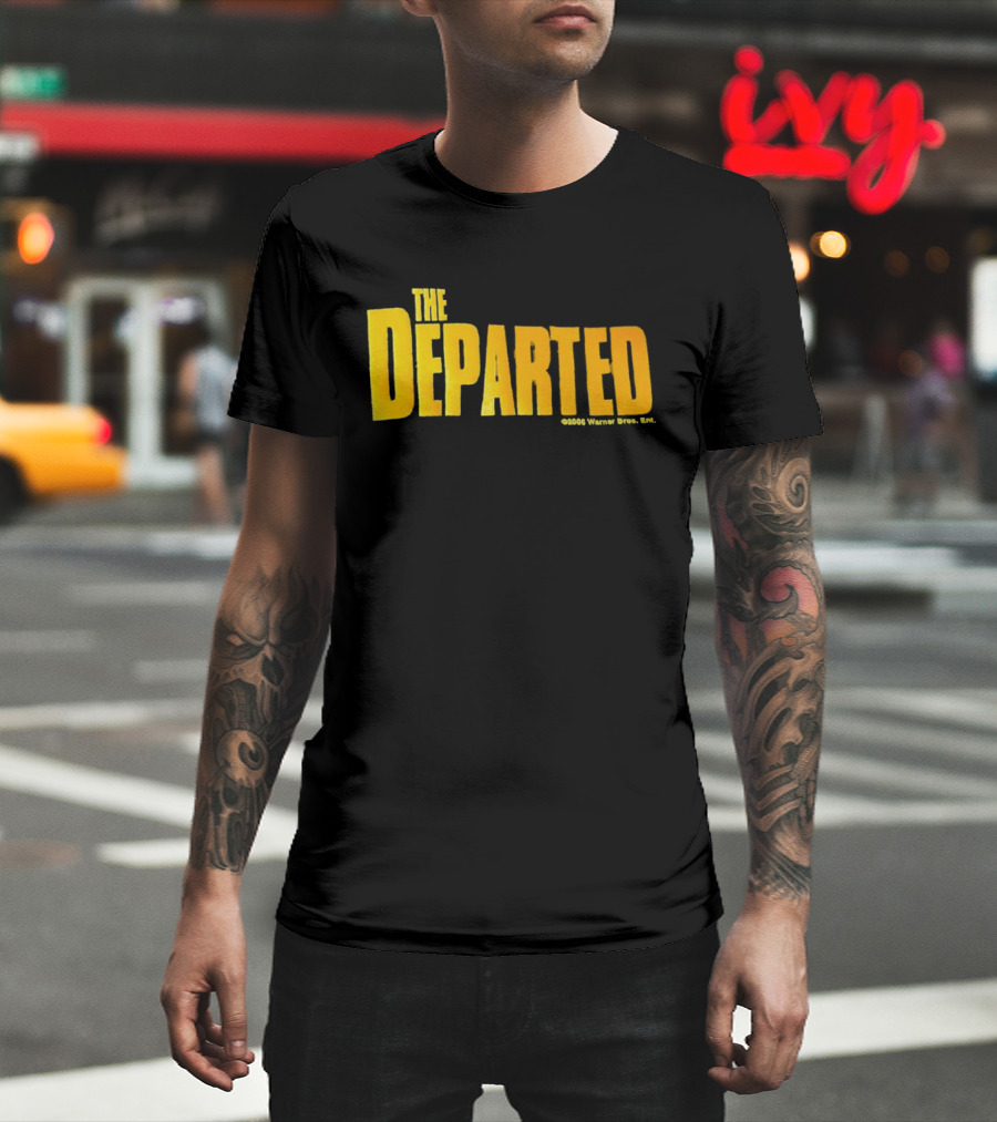 The Departed Vintage Style Yellow T-Shirt