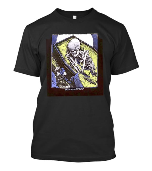 The Unforgiven II Skeleton Coffin Floral T-Shirt
