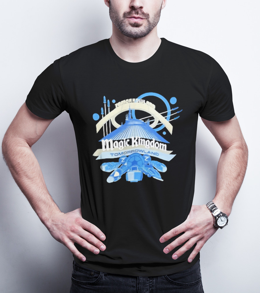 Tomorrowland Magic Kingdom Walt Disney World Spaceship And Futuristic T-Shirt