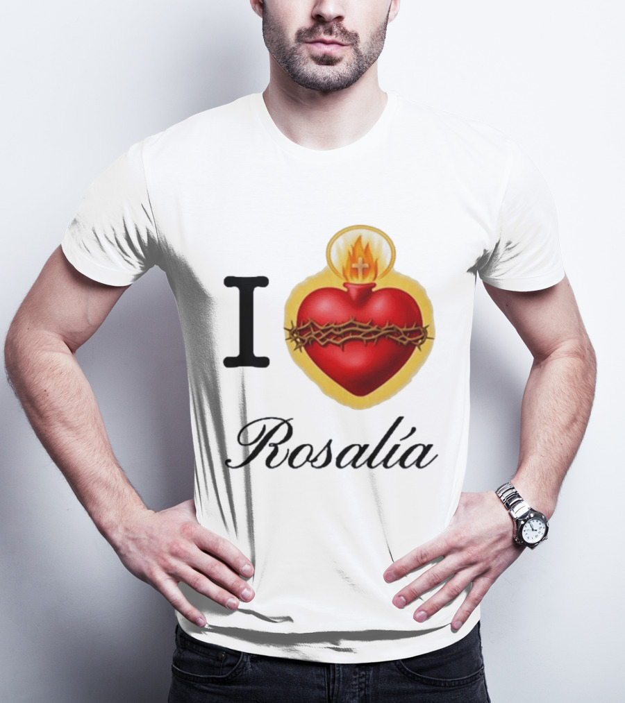 I Love Rosalía Sacred Heart T-Shirt