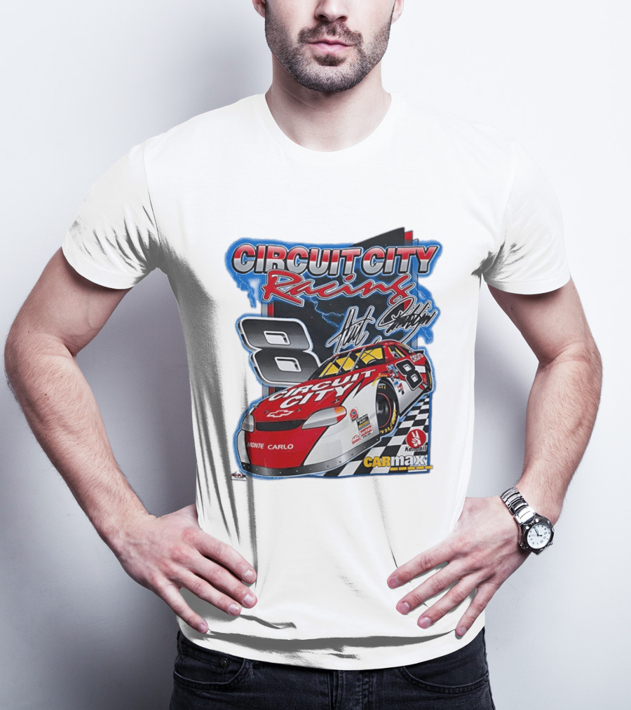 Circuit City Racing Monte Carlo 8 Chevrolet Carmax Kendall NASCAR T-Shirt