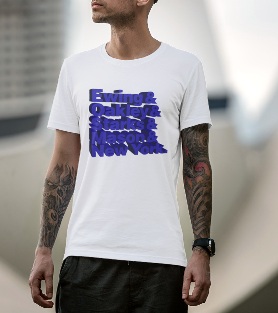 Ewing Oakley Starks Mason New York Knicks Legends T-Shirt
