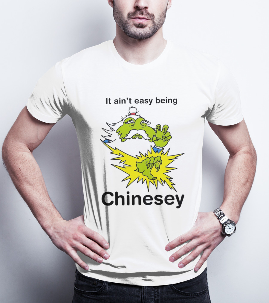 It Ain't Easy Being Chinesey Green Creature Martial Arts T-Shirt